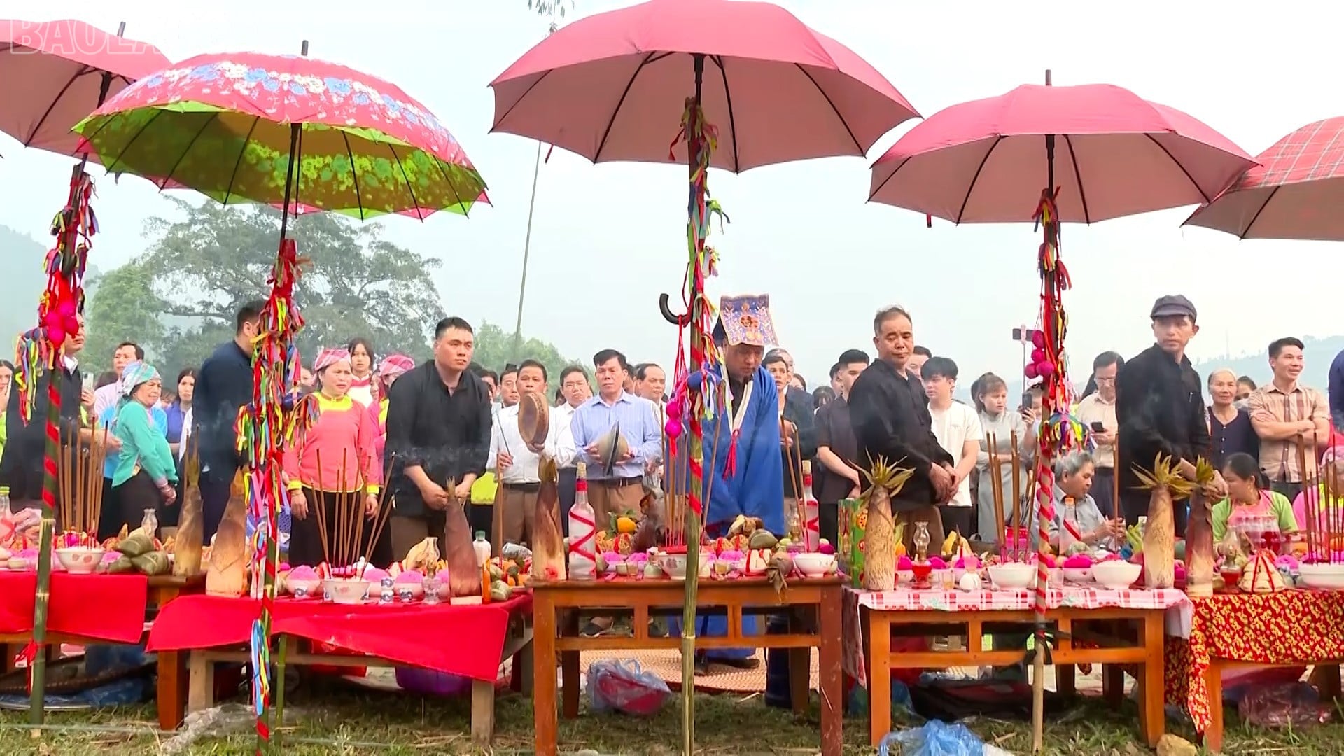 Celebrating Tet (Vietnamese New Year) in the village.