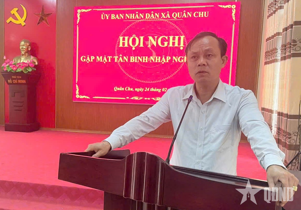 Quân Chu ấm tình hậu phương - Tiễn thanh niên ưu tú lên đường bảo vệ Tổ ...