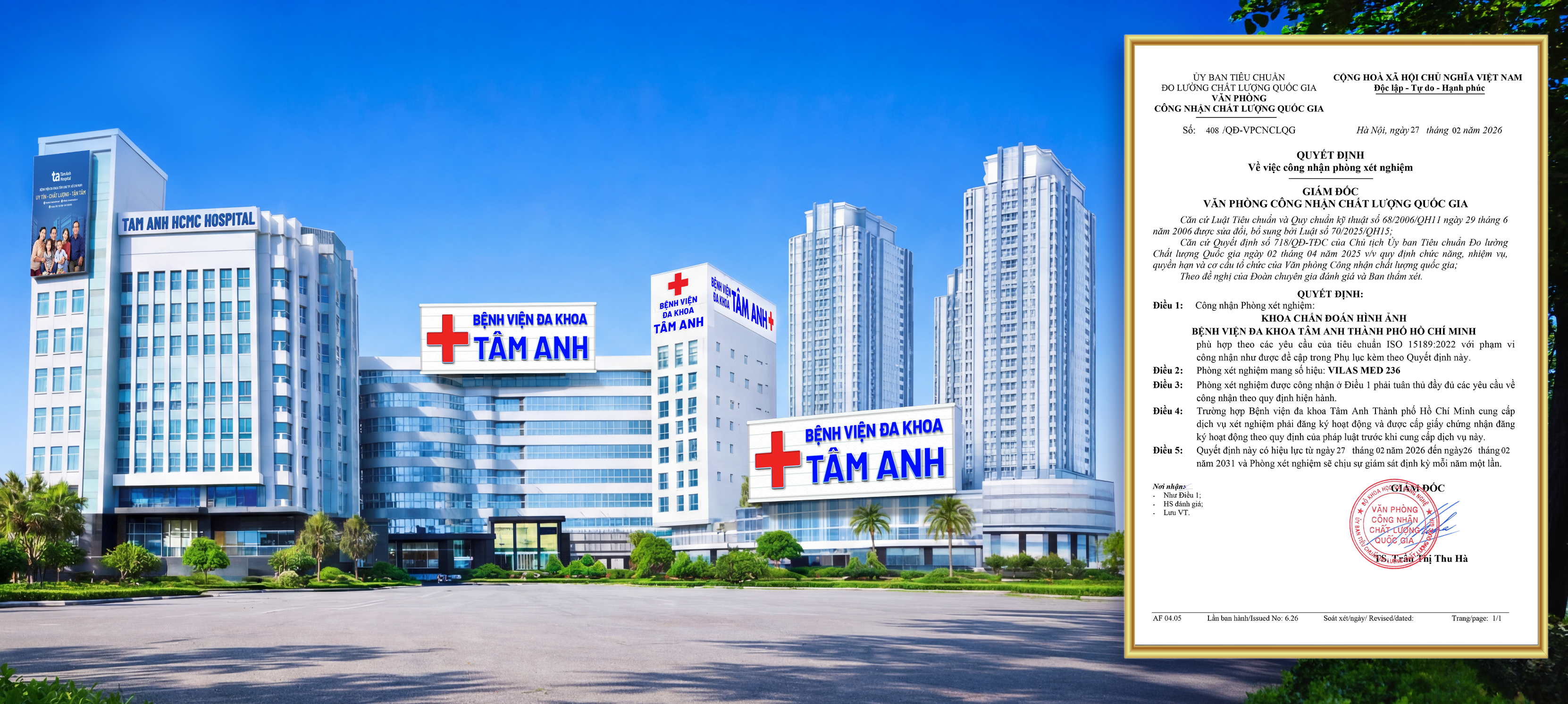 Tam Anh Hospital in Ho Chi Minh City is the first hospital in Southern ...