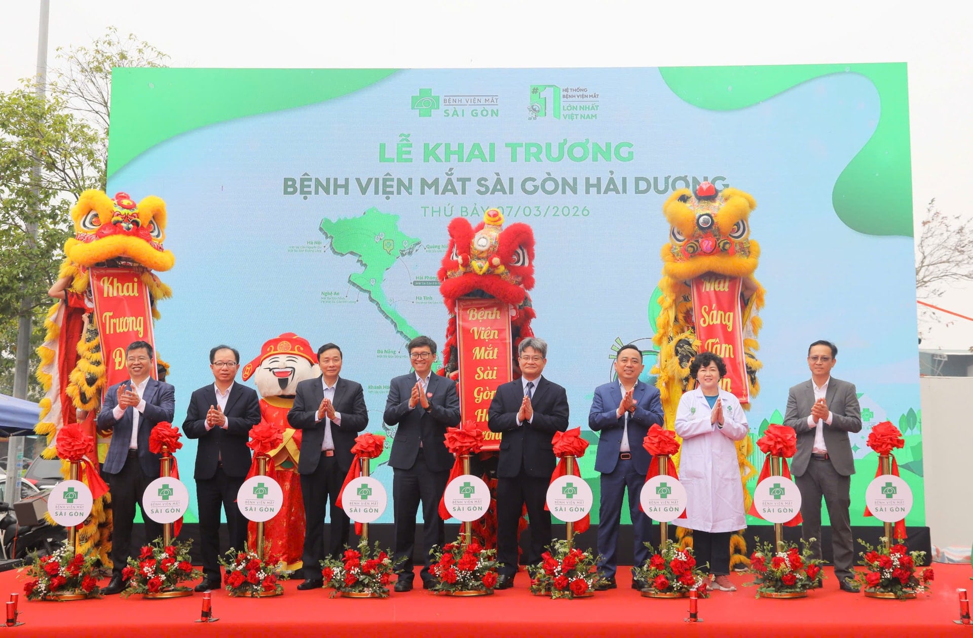 Das Saigon Eye Hospital Hai Duong wird im Westen von Hai Phong eröffnet.