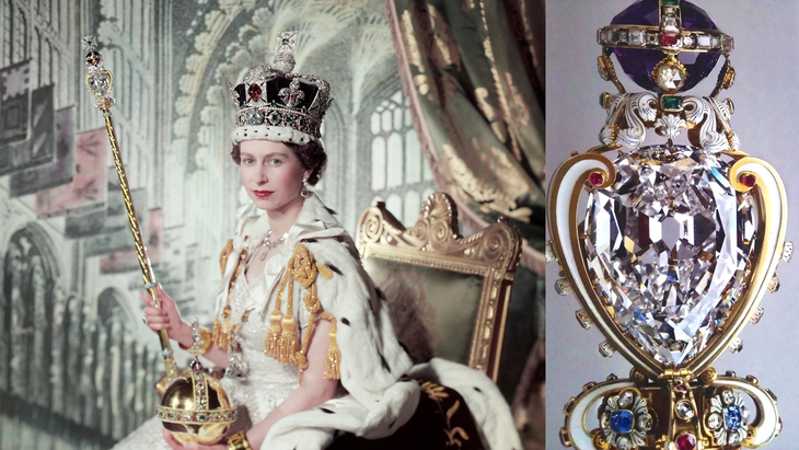 How did the world's largest diamond end up in the British royal family?