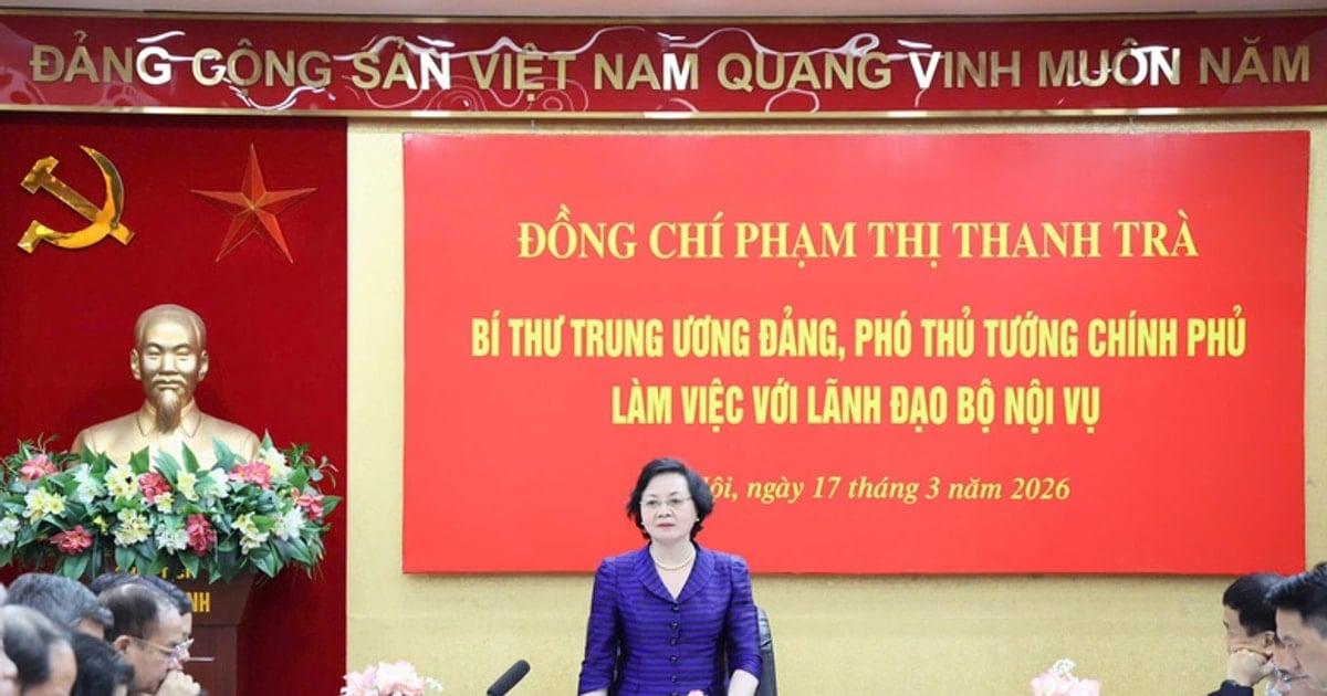 Deputy Prime Minister Pham Thi Thanh Tra: Urgently finalize the ...