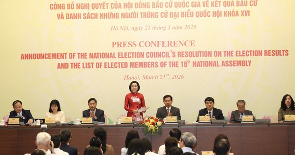 Announcement of the Resolution on the election results and the list of ...