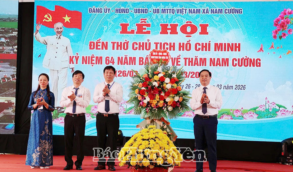 Nam Cuong Commune: Organizing the festival at the Temple of President ...
