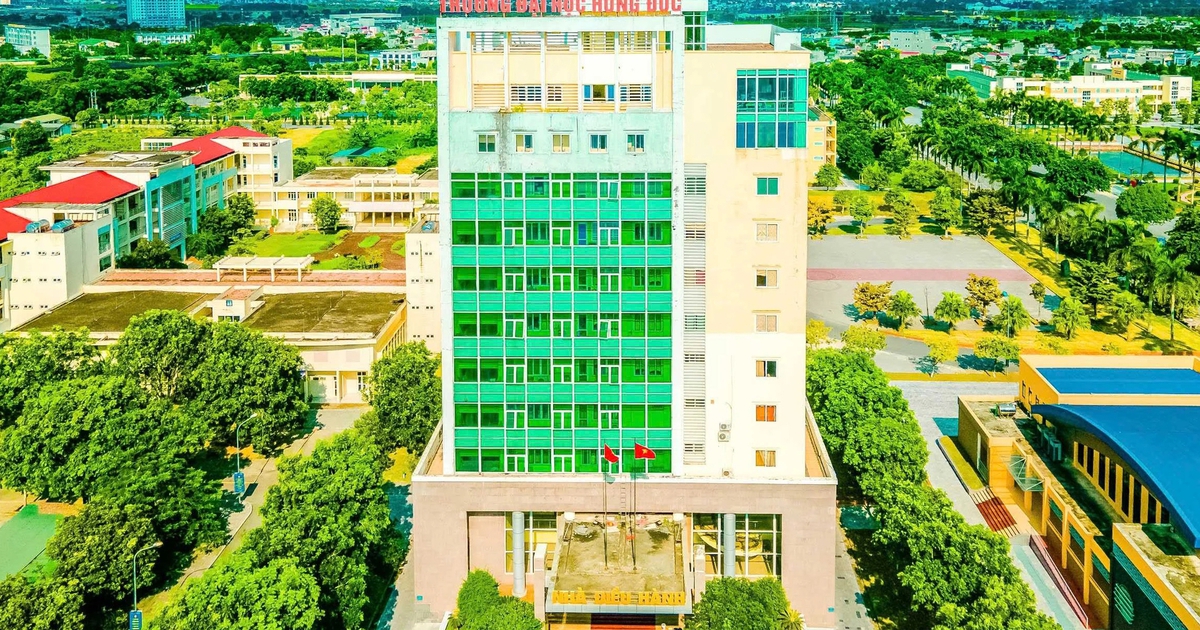 After the merger, Hong Duc University has 8 doctoral training programs.