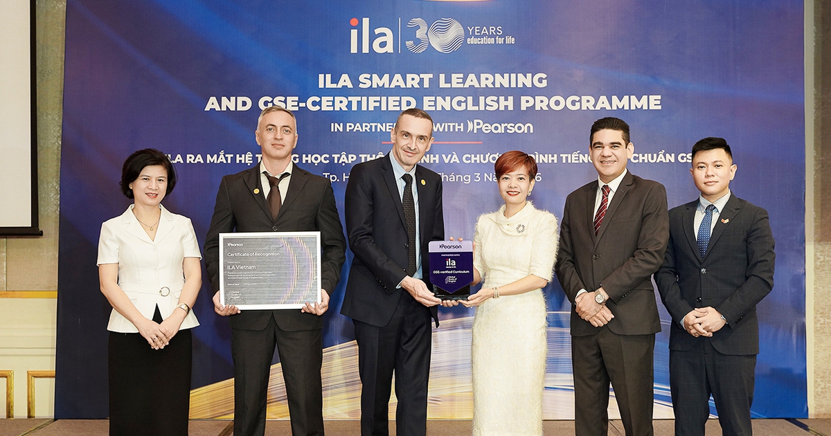 ILA's English program meets GSE standards, as certified by Pearson.