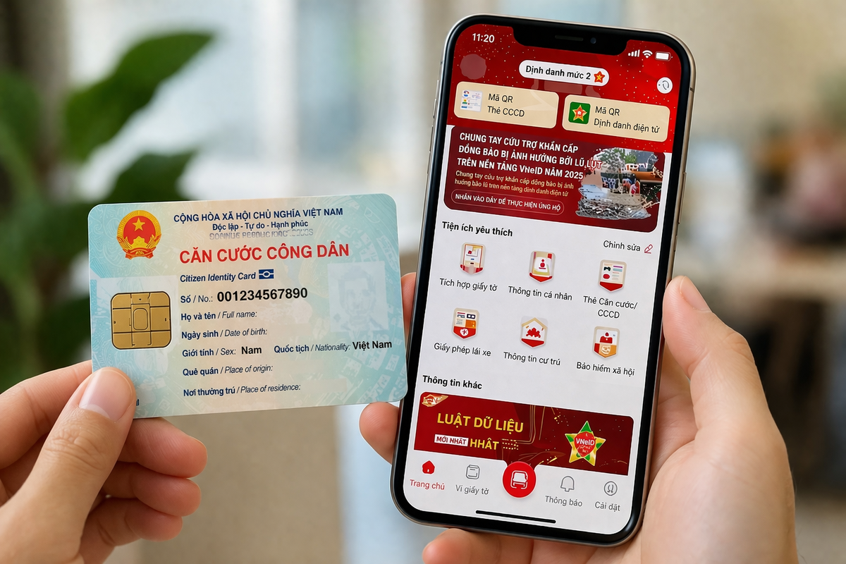 Chip-embedded citizen identification cards and VNeID – the 'key pair ...