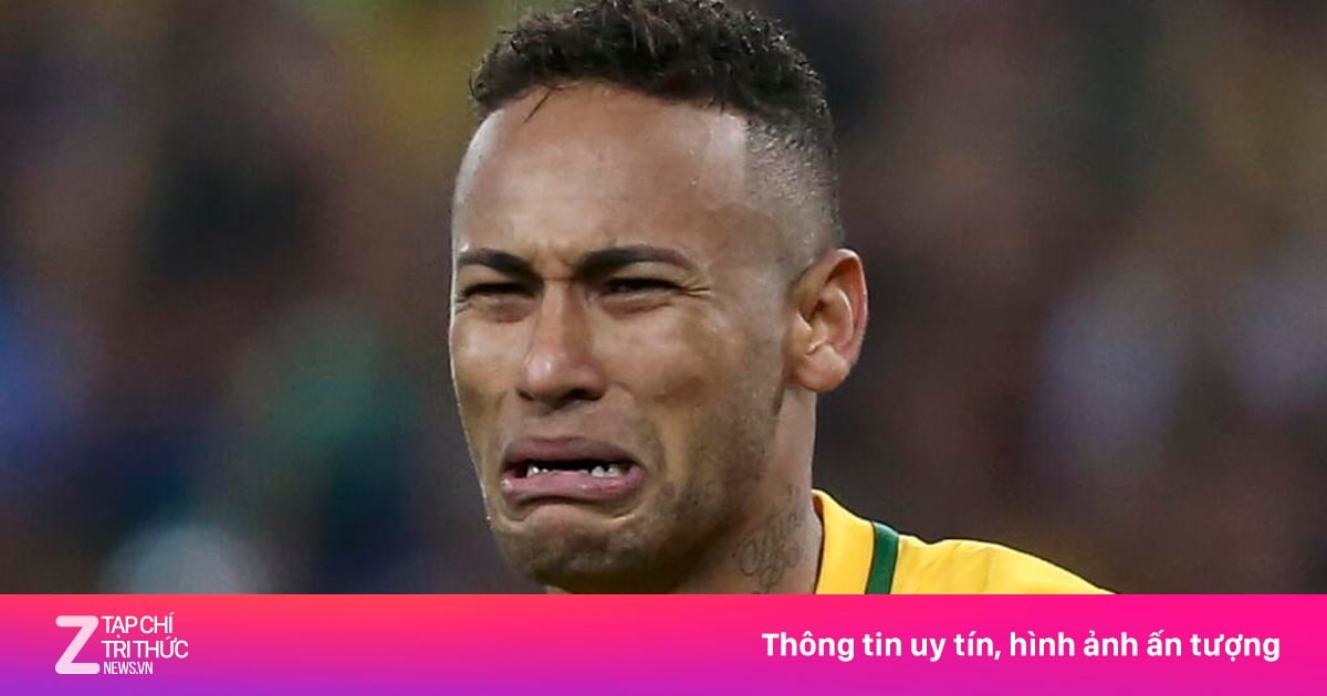 Neymar khóc nức nở