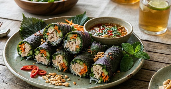 5 món ăn ngon đẹp da, chống lão hóa từ lá tía tô