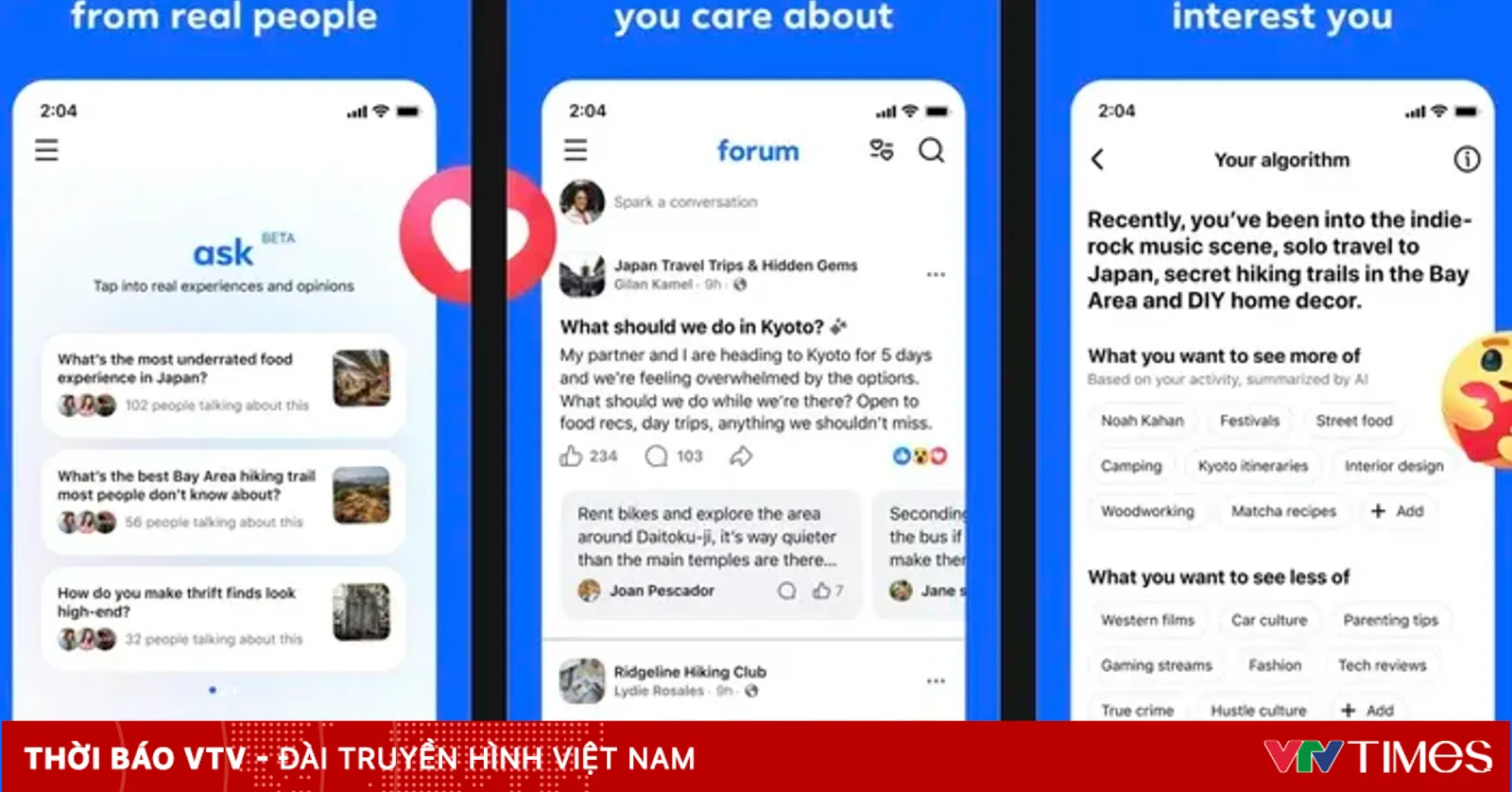 Meta ra mắt ứng dụng giống Reddit