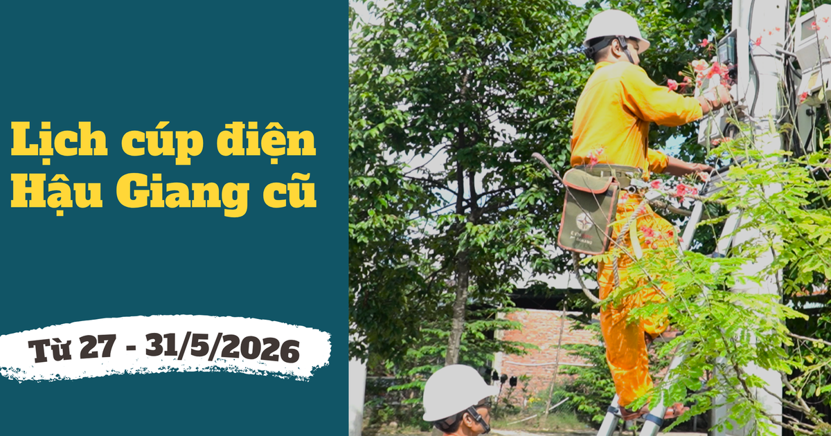 Can Tho City (formerly Hau Giang province) power outage schedule from ...