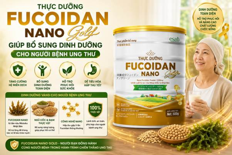 Fucoidan Nano Gold - Giải pháp hỗ trợ chống oxy hóa, tăng cường thể lực ...