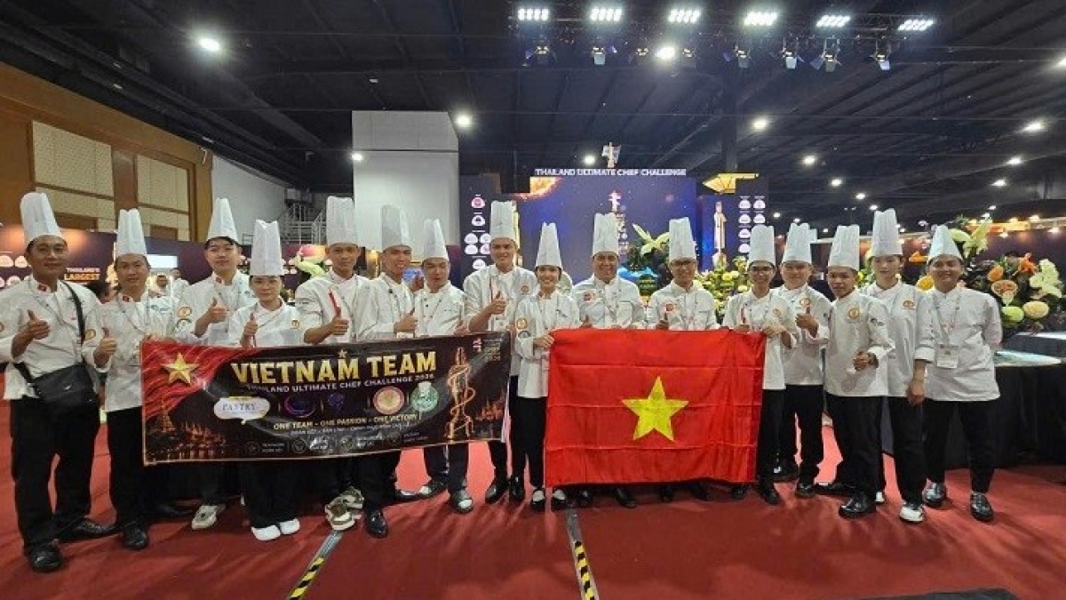 Đầu bếp Hà Nội giành 2 Huy chương đồng tại đấu trường ẩm thực quốc tế
