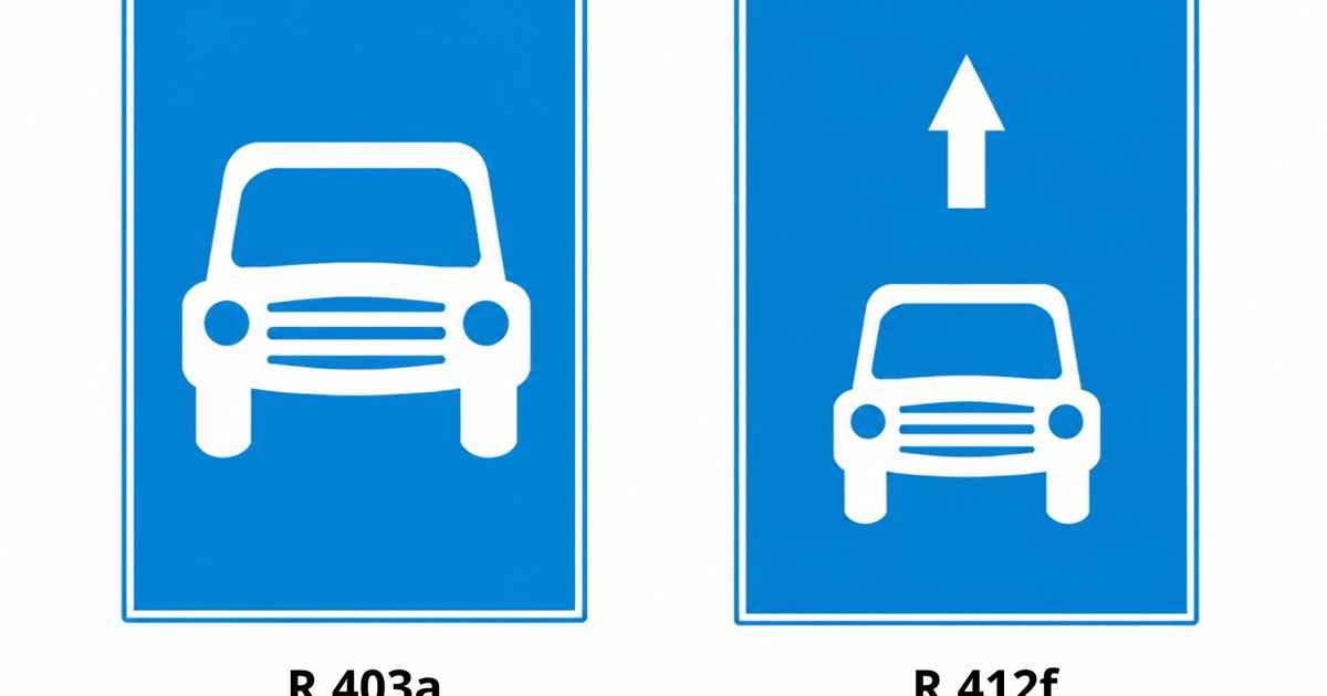 How to distinguish between traffic signs for cars, based solely on the ...