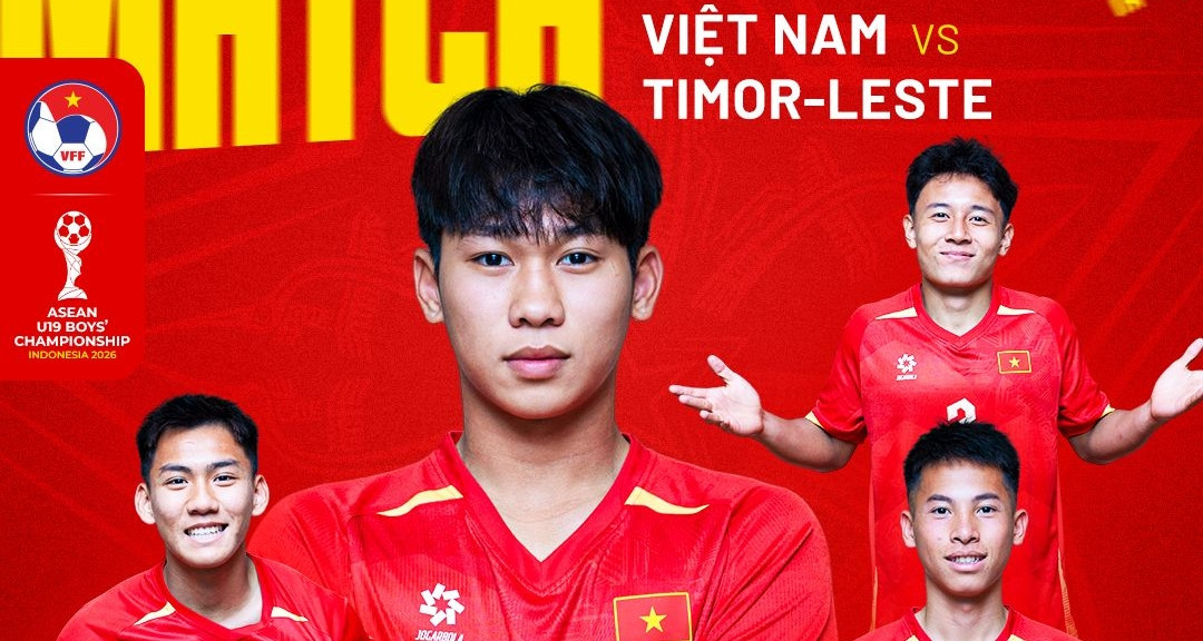 Live football match: Vietnam U19 vs Timor Leste U19: A goalfest.