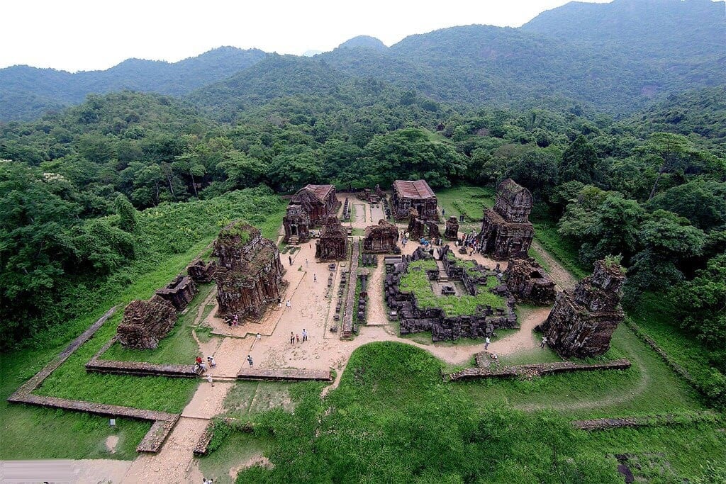 Implementing the conservation plan for the My Son temple complex.