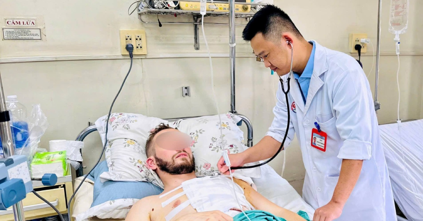Cuộc đua 2 giờ vá tim, tìm nhóm máu cực hiếm cứu người đàn ông ngoại quốc