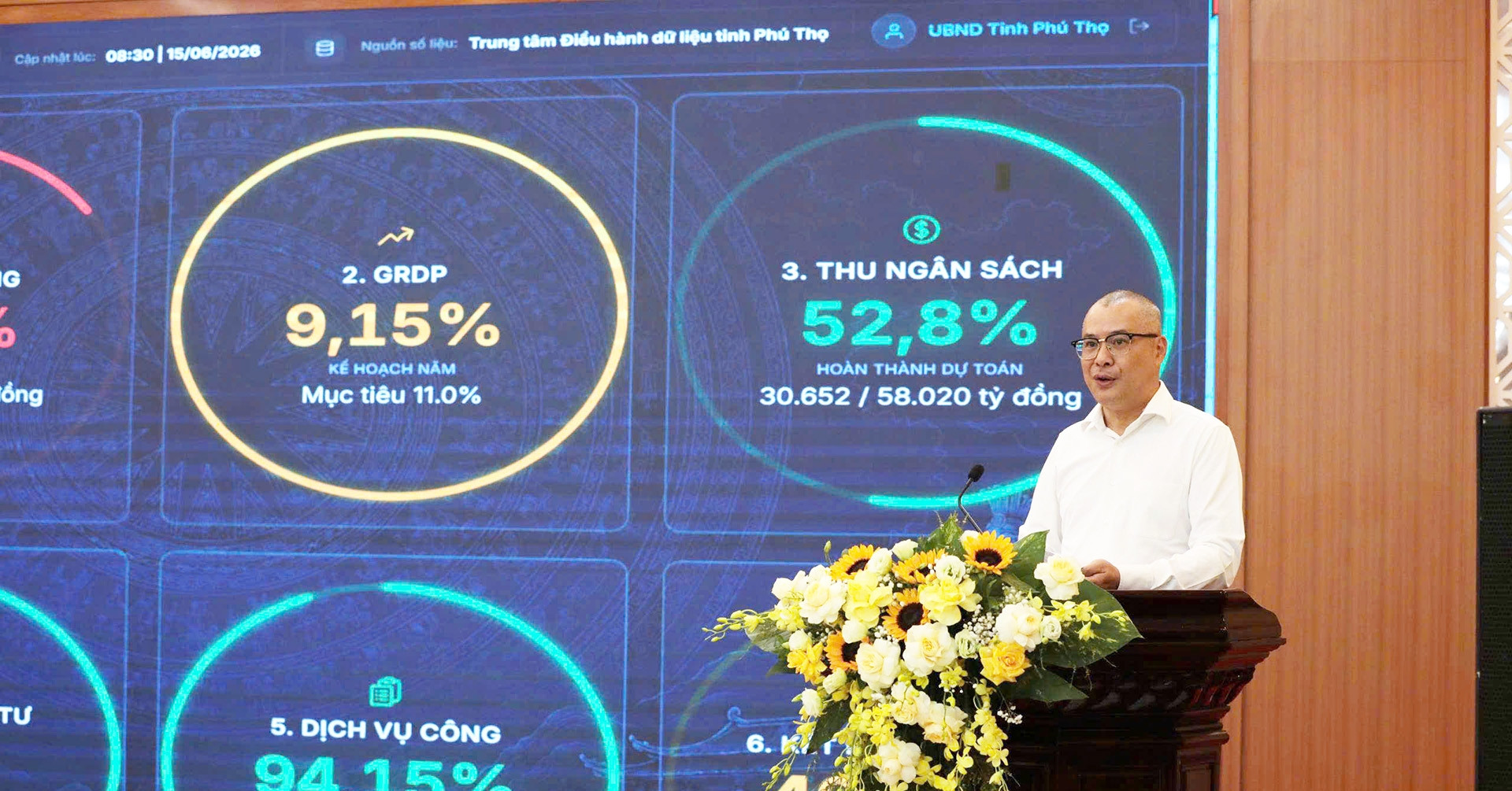Bí thư Phú Thọ: Điều hành bằng dữ liệu số, quản trị bằng phương pháp ...
