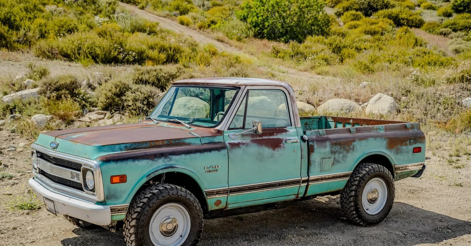 The pickup truck, rusted like scrap metal but priced at nearly 12 ...