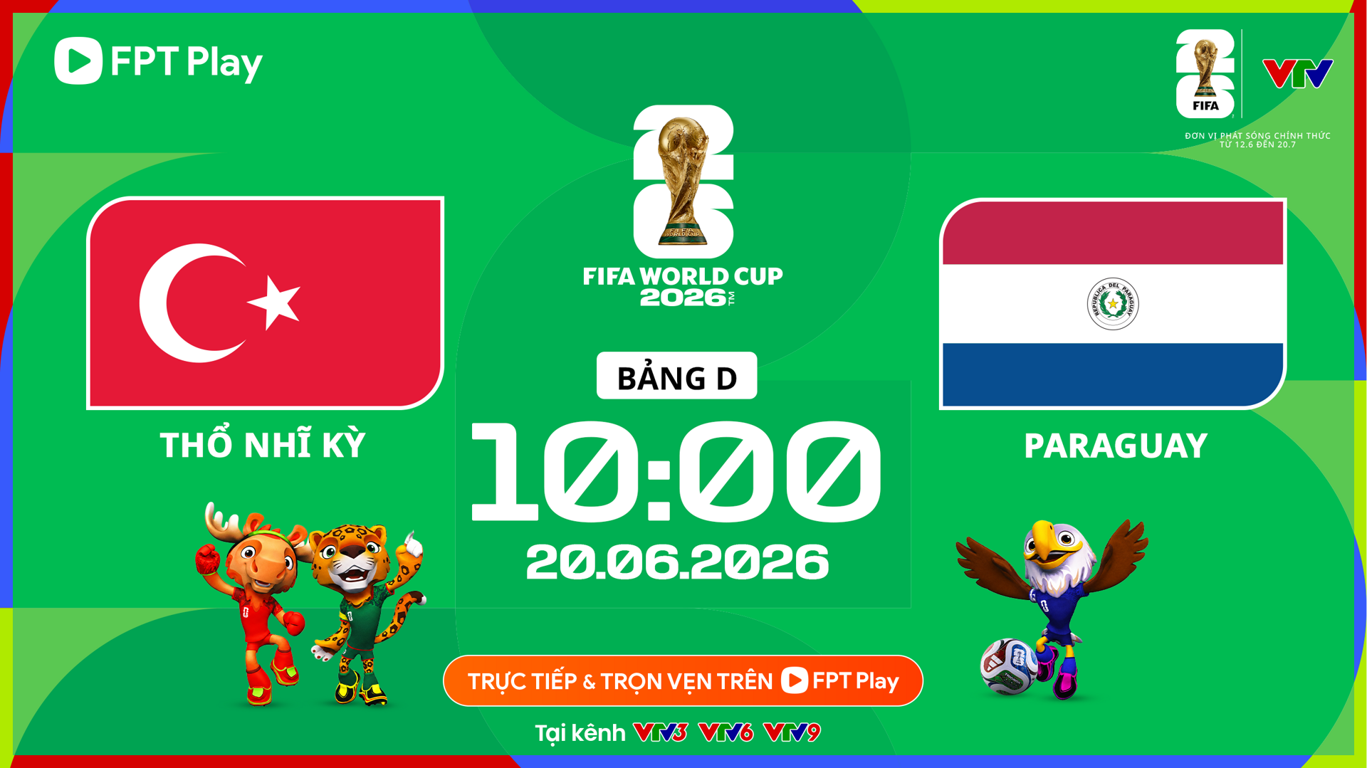 Nhận định tỷ số Thổ Nhĩ Kỳ vs Paraguay (10h ngày 20/6, bảng D World Cup ...