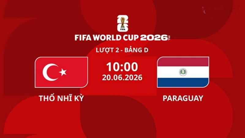 Match preview and live broadcast of Türkiye vs Paraguay on VTV3, World ...