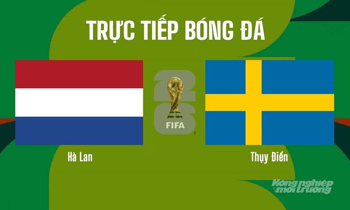 Nhận định, trực tiếp Hà Lan vs Thụy Điển trên VTV3, World Cup 2026 ngày ...