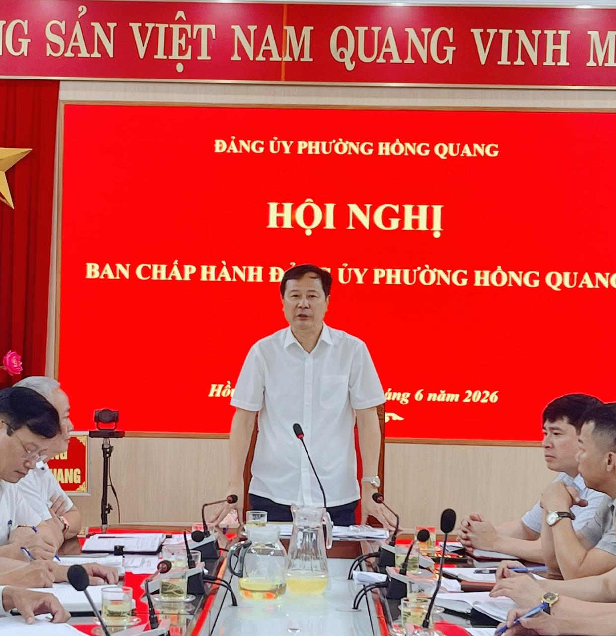 Phường Hồng Quang, tỉnh Ninh Bình mới (địa phận tỉnh Nam Định cũ), Đảng ...