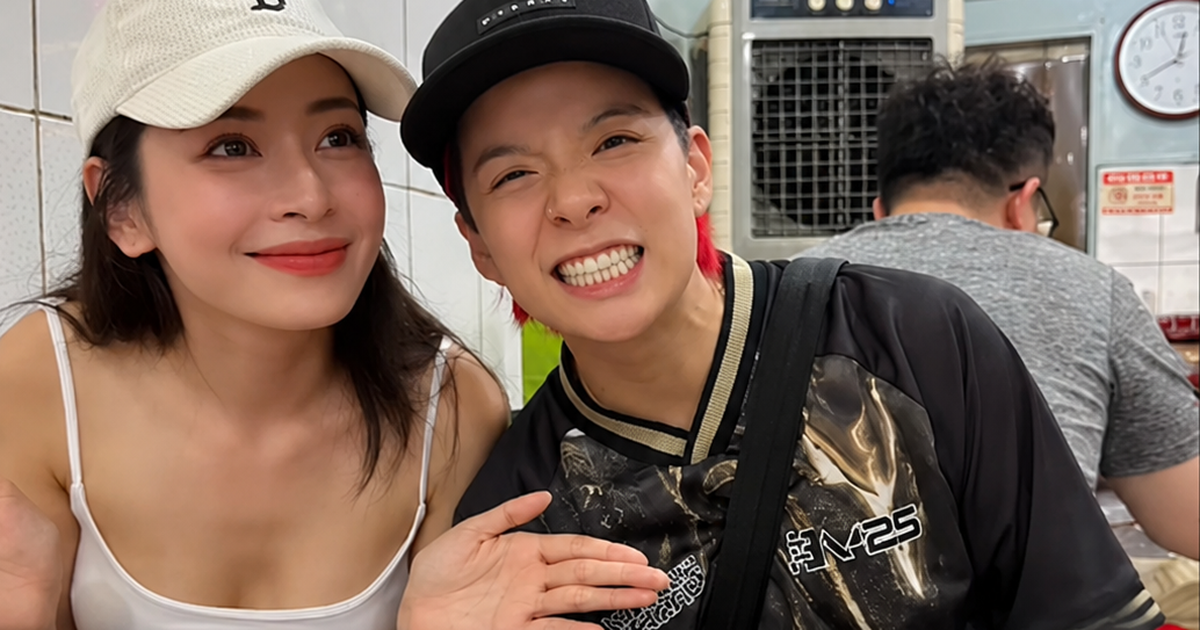 Chi Pu, Amber Liu'yu kırık pirinç, börek ve dana etli erişte çorbası ...