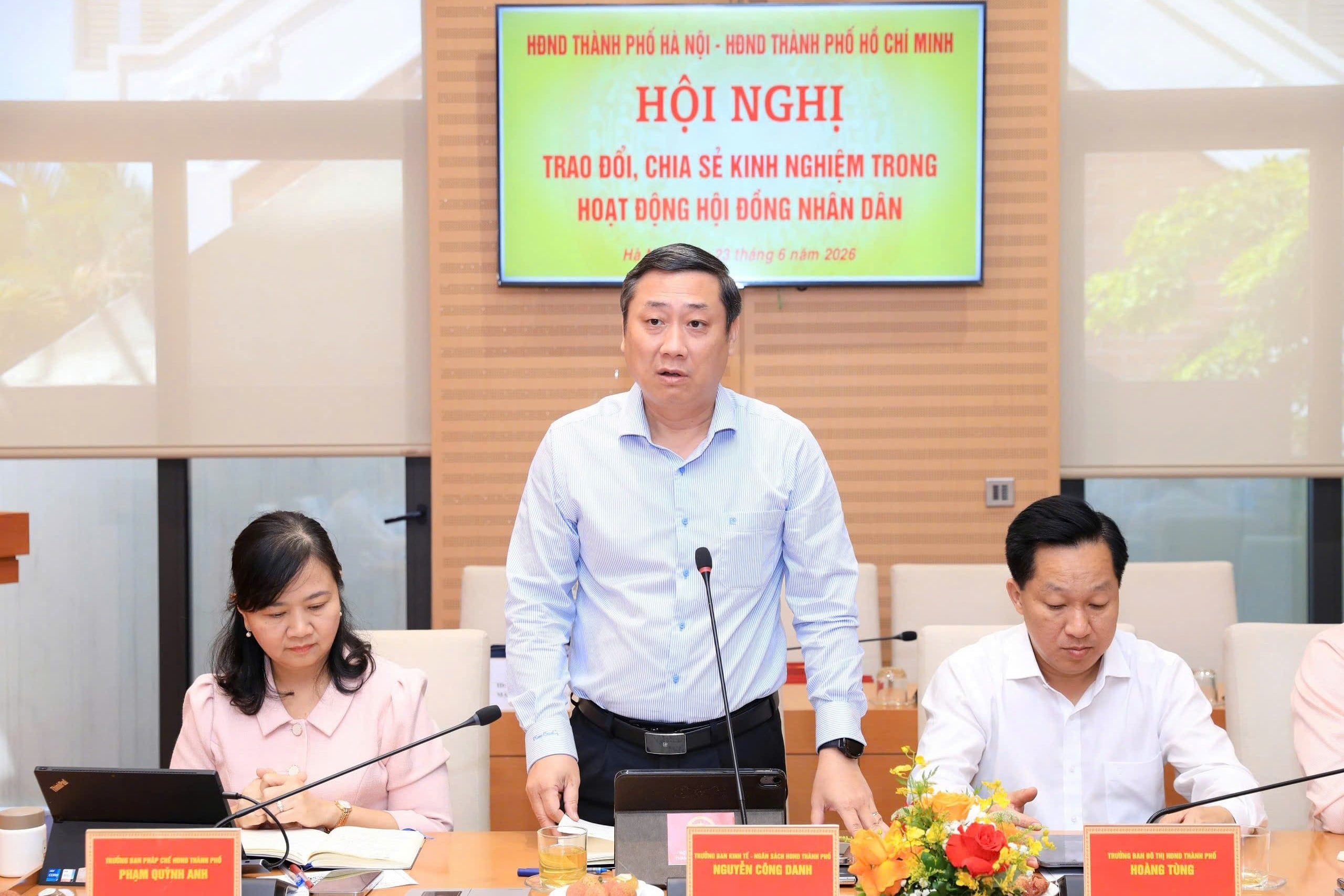 HĐND TP. Hồ Chí Minh và Hà Nội chia sẻ kinh nghiệm đổi mới hoạt động dân cử