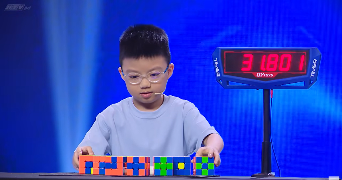 Tin Tin giải 6 rubik họa tiết trong 31.8 giây | Siêu tài năng nhí - Tập 4