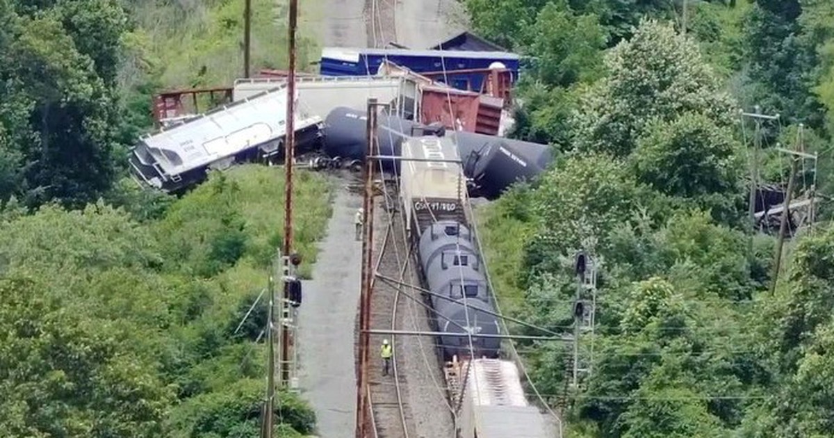 Train accident triggers hazardous materials handling incident in the US.