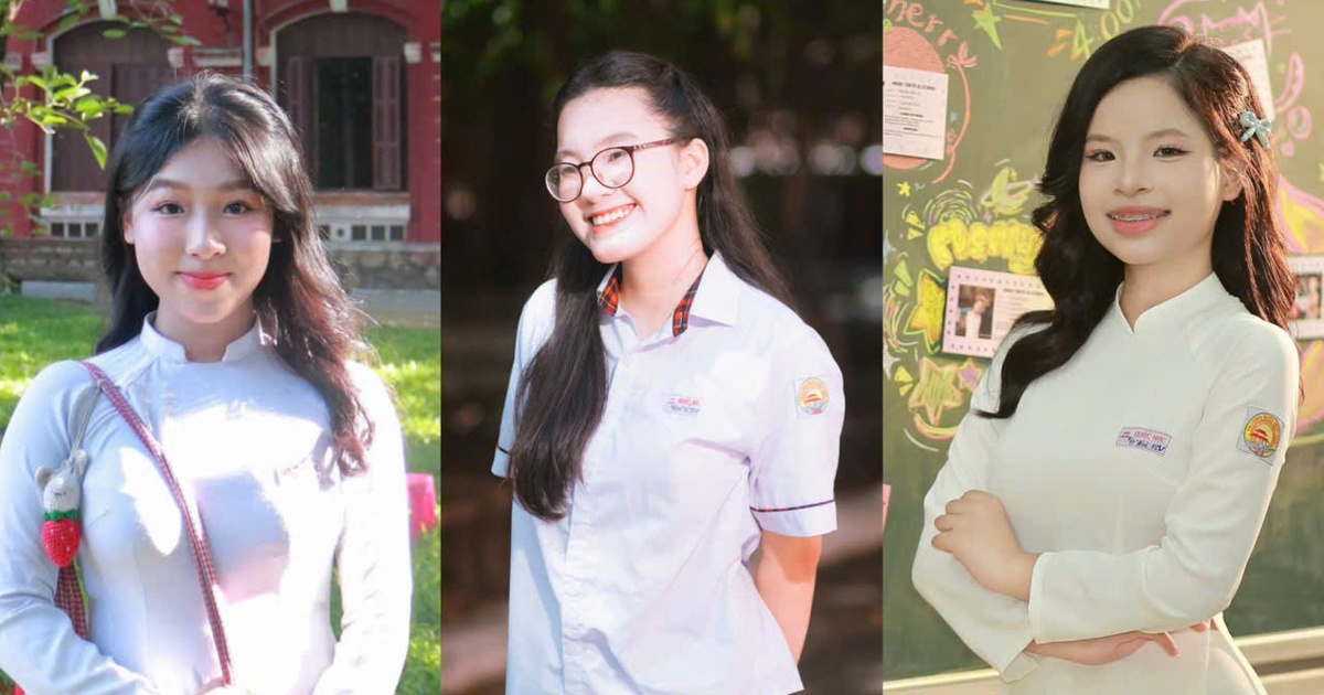 All three female students in the same class scored 9.75 in the ...