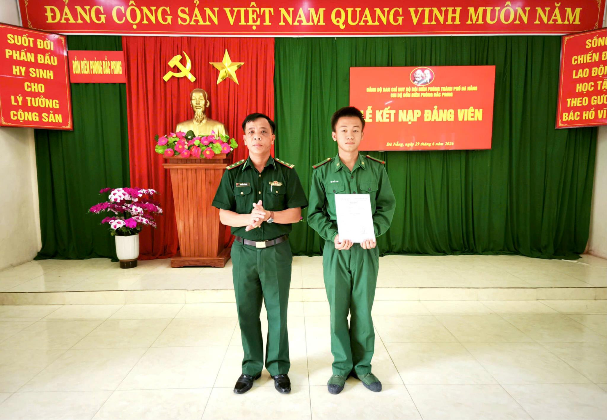 Recruiting Party members in Border Guard units.