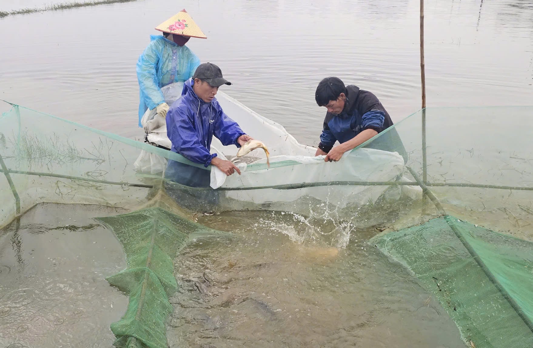 Toda la familia va a pescar durante la tercera temporada de pesca.