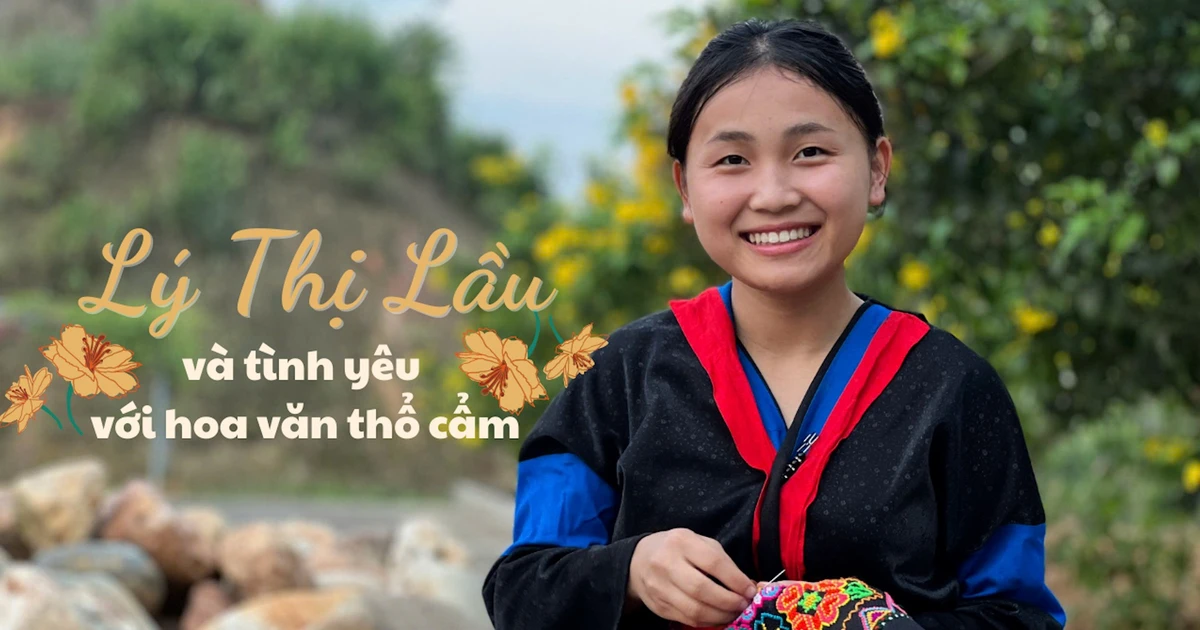Ly Thi Lau と彼女の錦織模様への愛情。