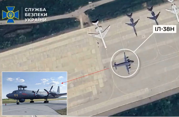 How did Ukraine destroy Russia's only Il-38 anti-submarine aircraft in ...