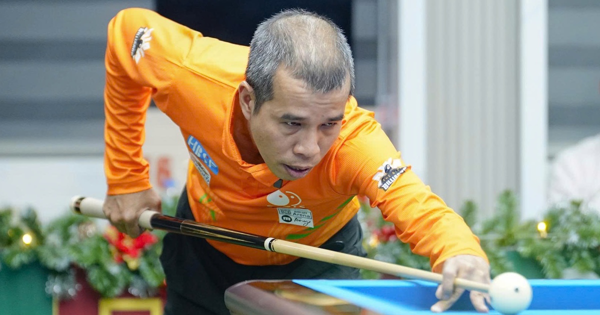 Billiards: Tran Quyet Chien unleashes a big series, reclaiming the top ...