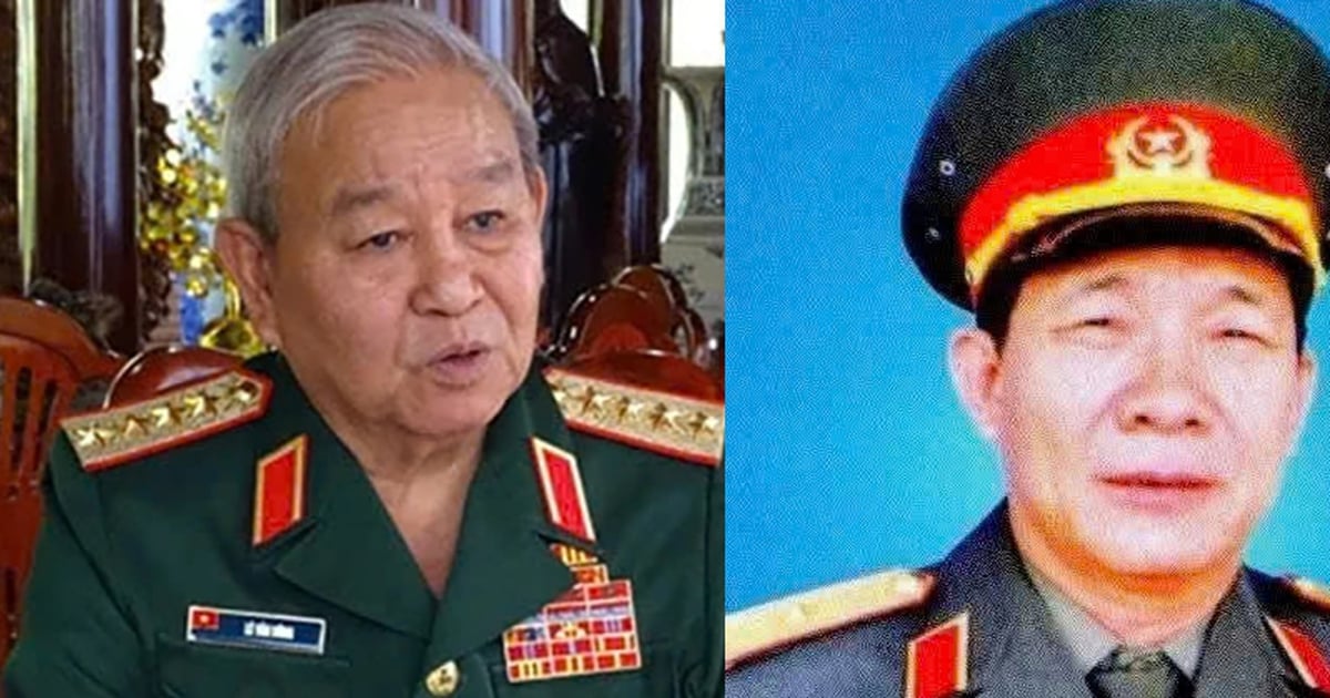 Portraits of the two army generals recently awarded the title of Hero ...