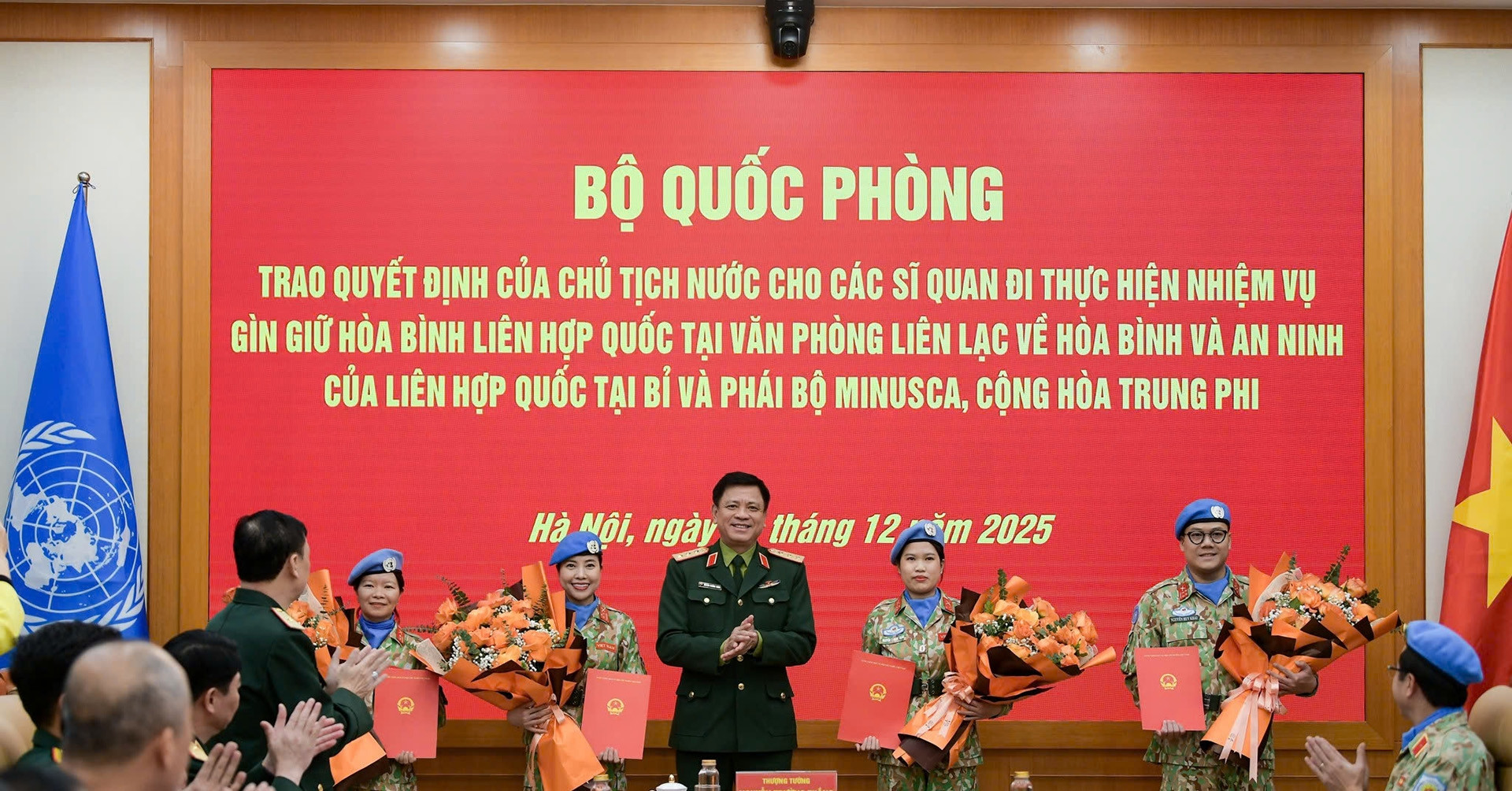 For the first time, Vietnam has a female officer selected for a ...